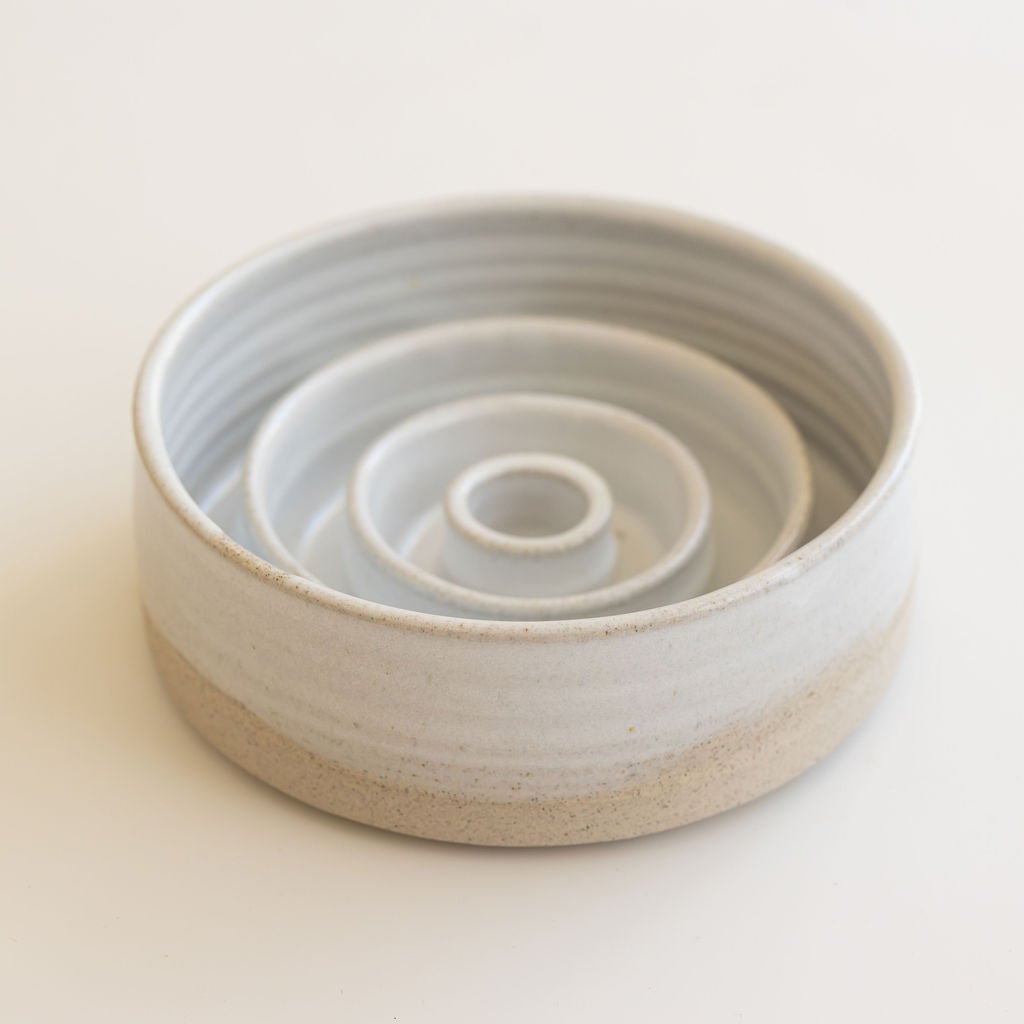 Ceramic Slow Feeder Bowl | Conscious Pet Co.